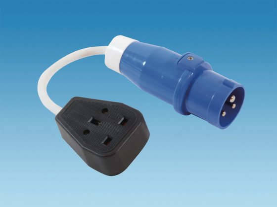Powerpart - Caravan U.K. Conversion Lead Socket - Grantham's Accessory Shop