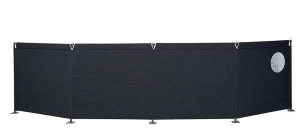 Isabella - Windscreen 2/4/6 Sided Grey Windbreak - Grantham's Accessory ...