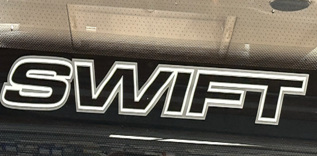 Swift - Caravan Front Roof Name Badge/Decal (G110212) - Grantham's ...