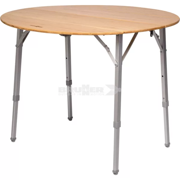 Brunner - Camperking R Round Bamboo Camping Table - Grantham's ...