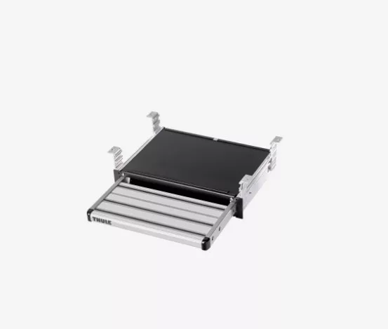 Thule - Slide-Out Manual Aluminium Step 400 - Grantham's Accessory Shop
