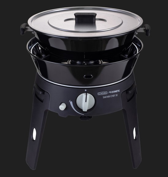 Cadac - Safari Chef 30 LP Deluxe Pro QR BBQ - Grantham's Accessory Shop