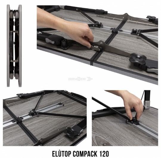 Brunner - El?top ComPack 80/120 Folding Camping Table - Grantham's ...