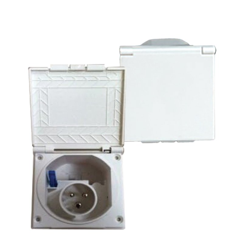 WHITE Flush Fitting Mains Inlet - Grantham's Accessory Shop